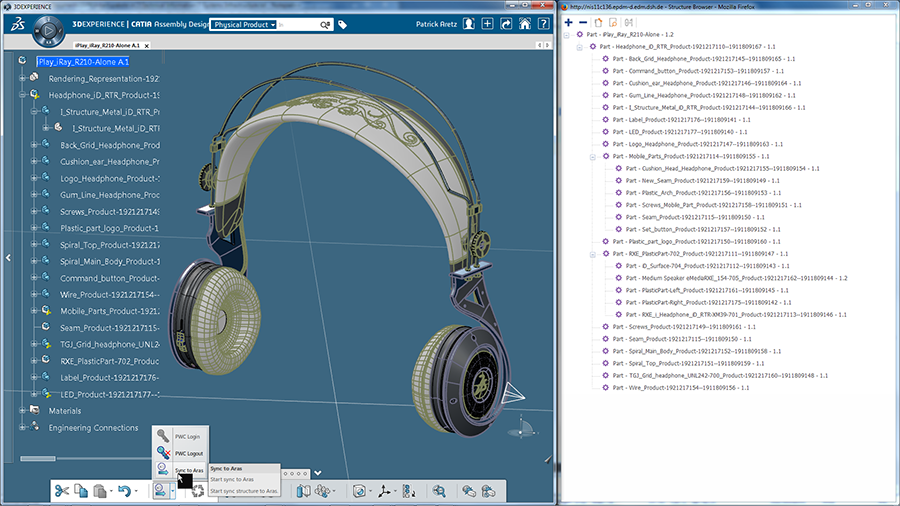 ACI - 3DEXPERIENCE CATIA V6 Aras Innovator