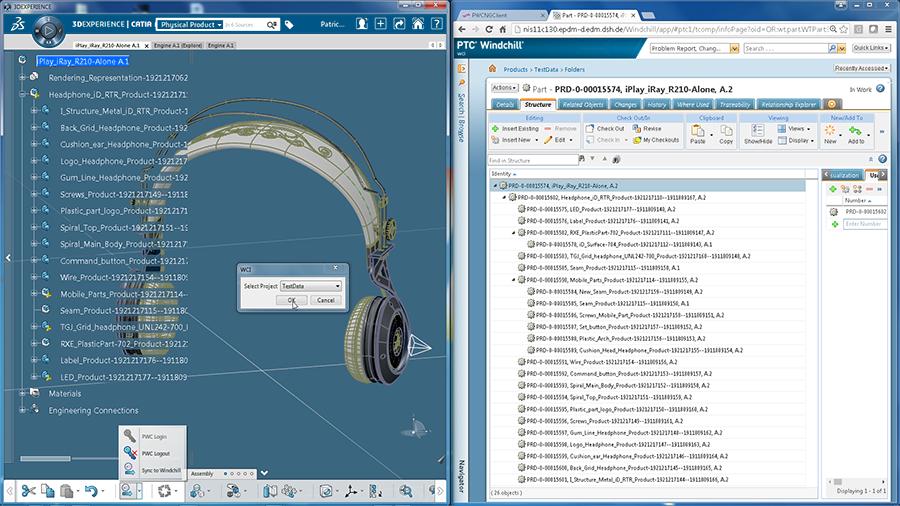 WCI - 3DEXPERIENCE CATIA V6 WC Integration