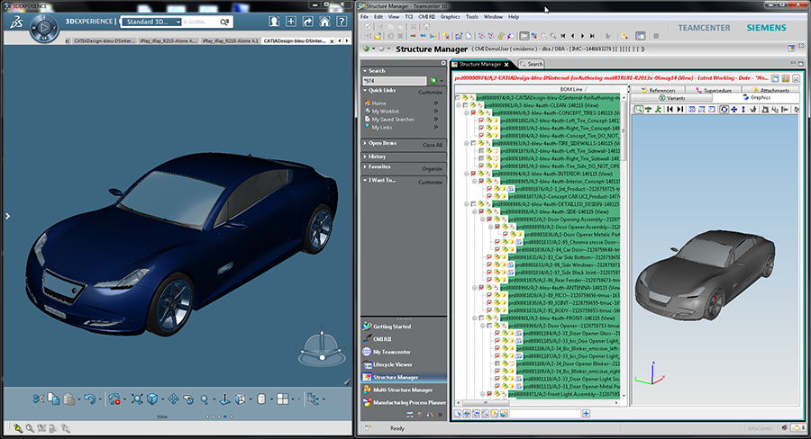 TCI - 3DEXPERIENCE CATIA V6 TC Integration